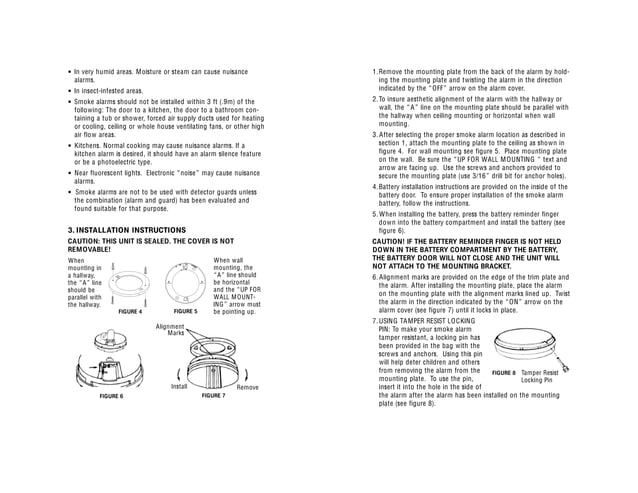 Kidde smoke alarm 0916 manual | PDF