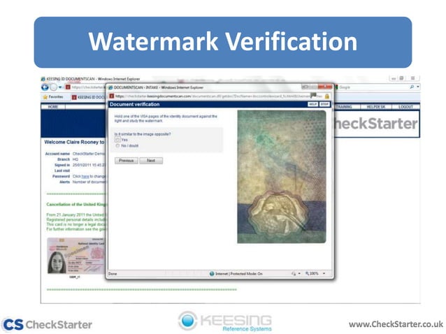 Keesing Document Scan - Right to Work Checking using a normal scanner | PPT