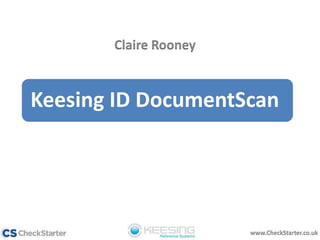 Keesing Document Scan - Right to Work Checking using a normal scanner ...