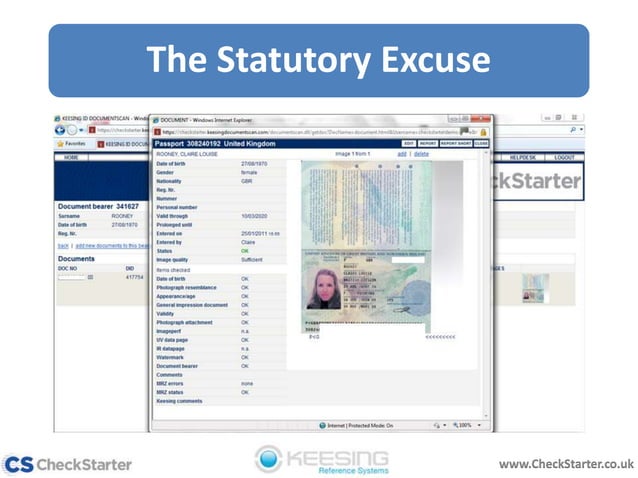 Keesing Document Scan - Right to Work Checking using a normal scanner | PPT