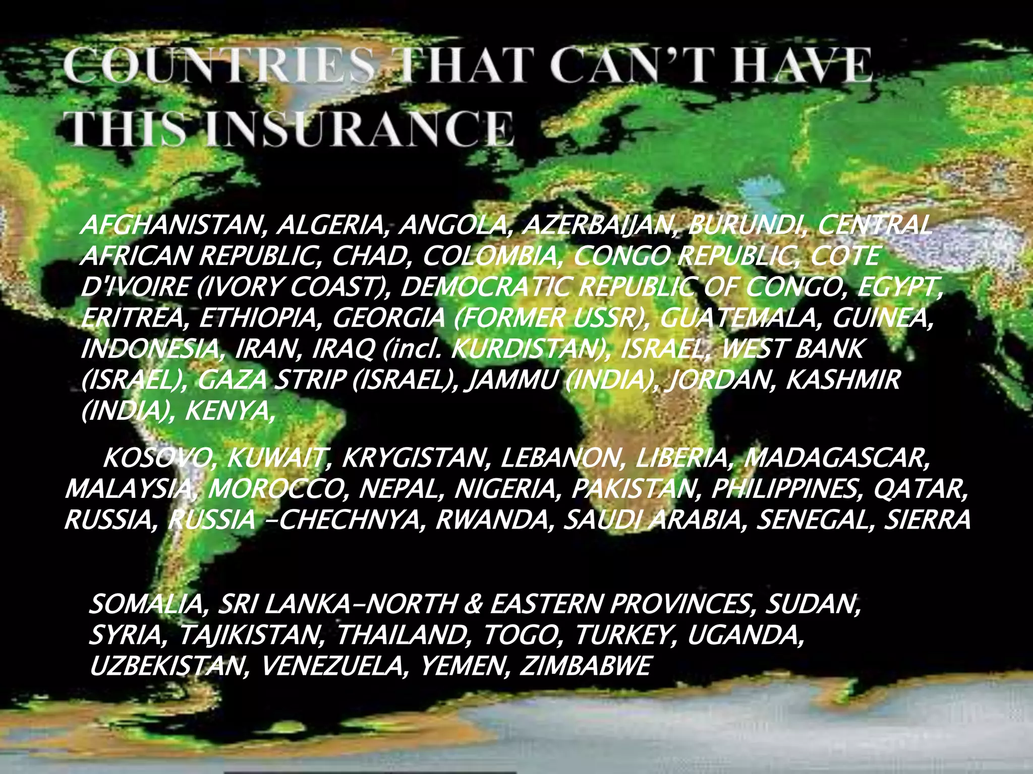 Kidnap and ransom insurance | PPTX