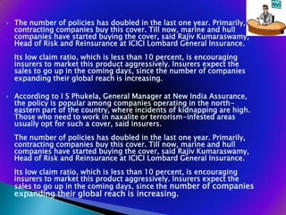 Kidnap and ransom insurance | PPTX