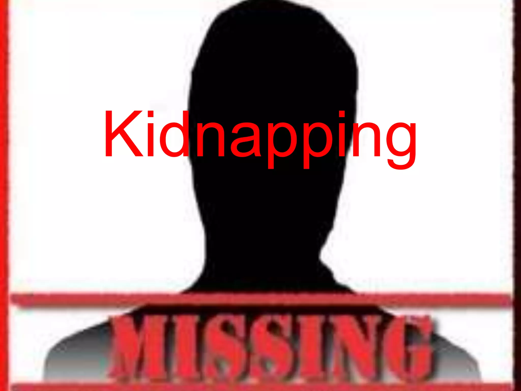 Kidnapping | PPTX