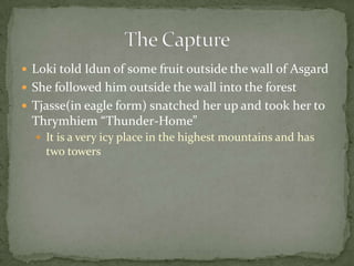 Kidnapping of Idun | PPT