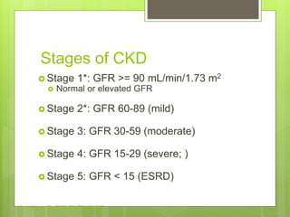 anaesthesia in chronic kidney disease | PPTX
