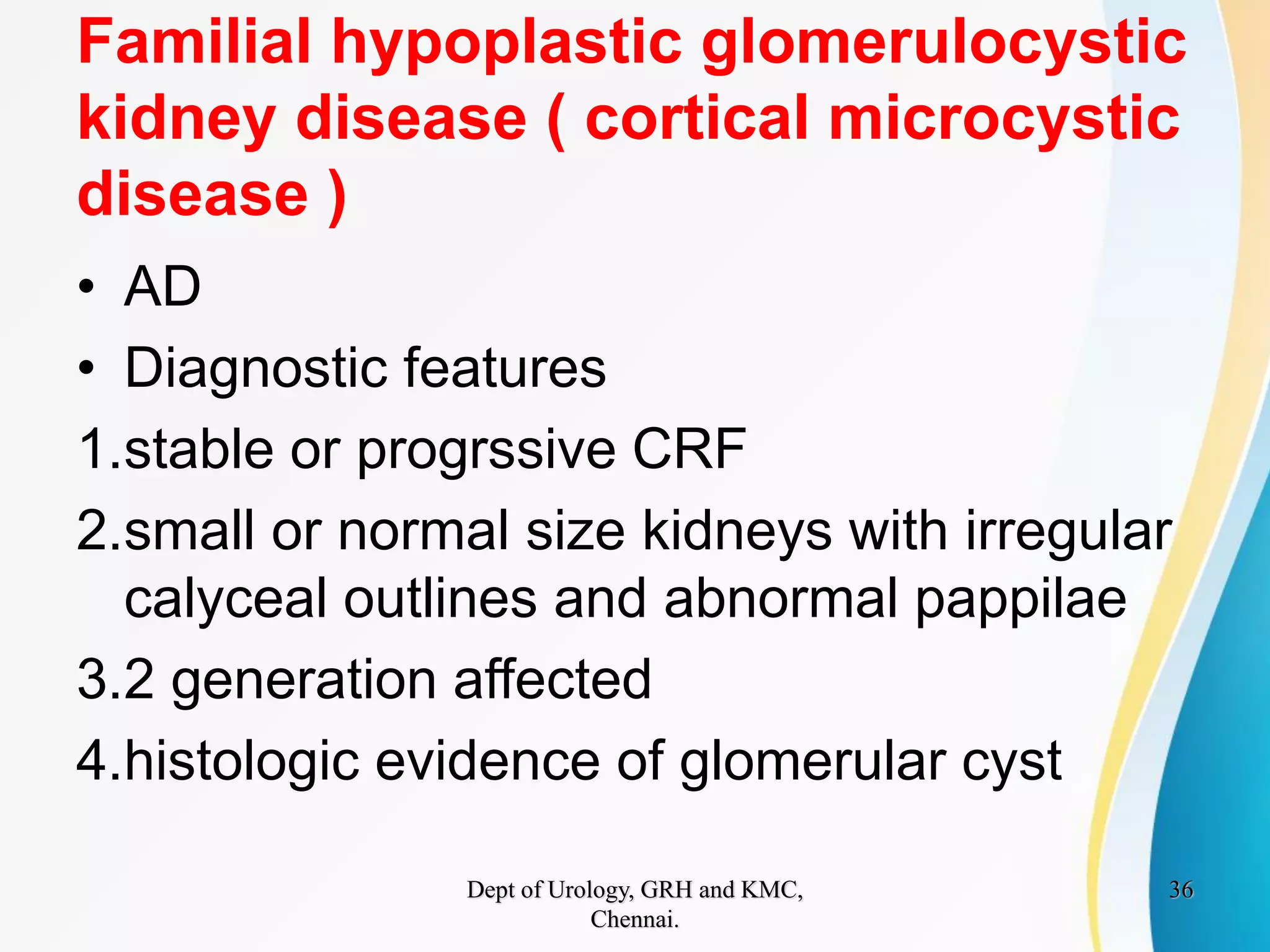 Renal cystic disease -2 | PDF