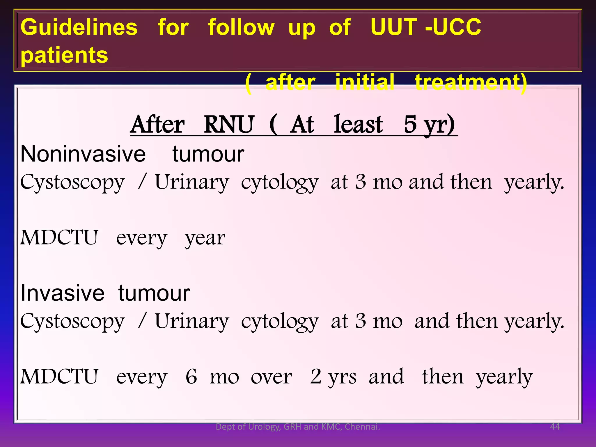 Upper urinary tract - Urothelial cell carcinoma | PDF | Cancer | Diseases and Conditions