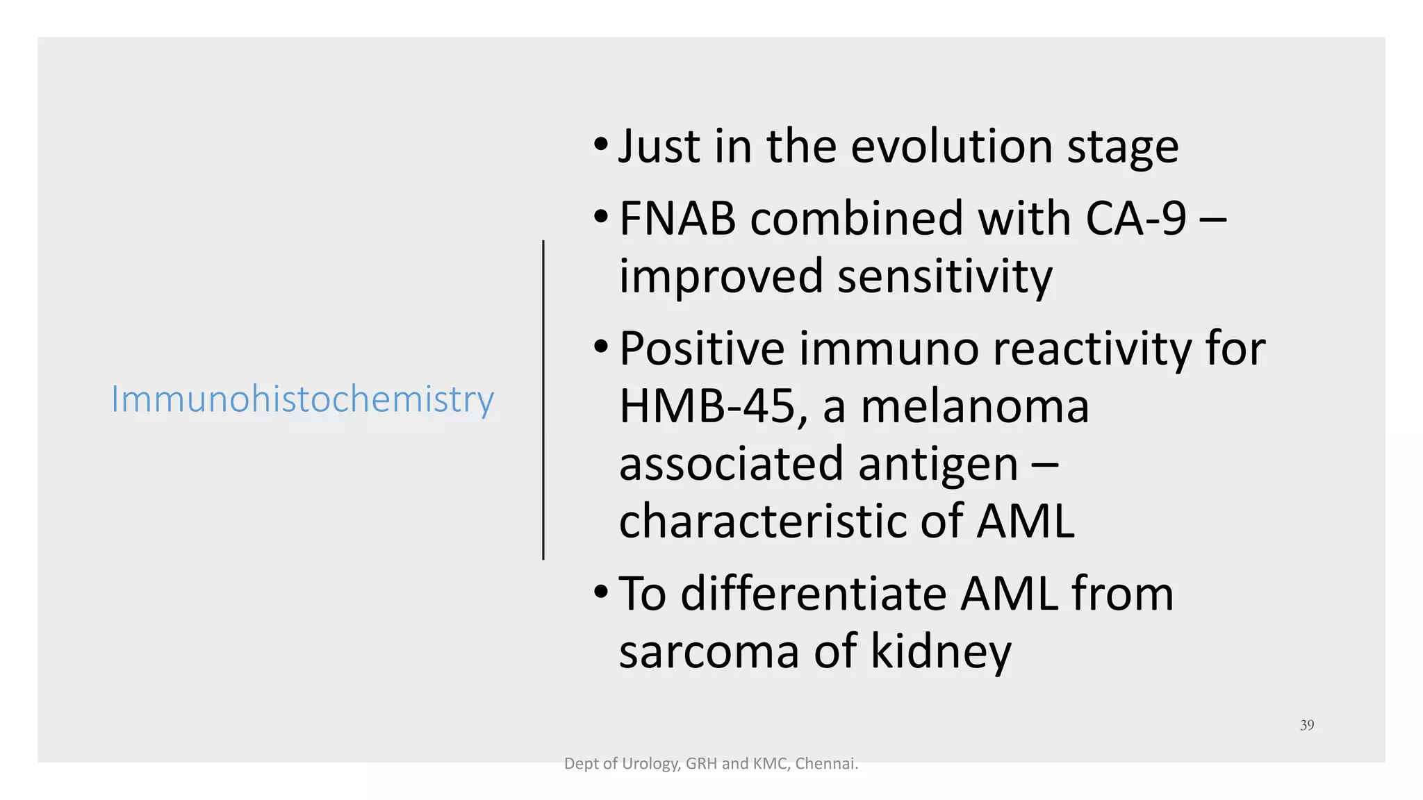 CLINICAL FEATURES & PROGNOSTIC FACTORS OF RCC | PPT