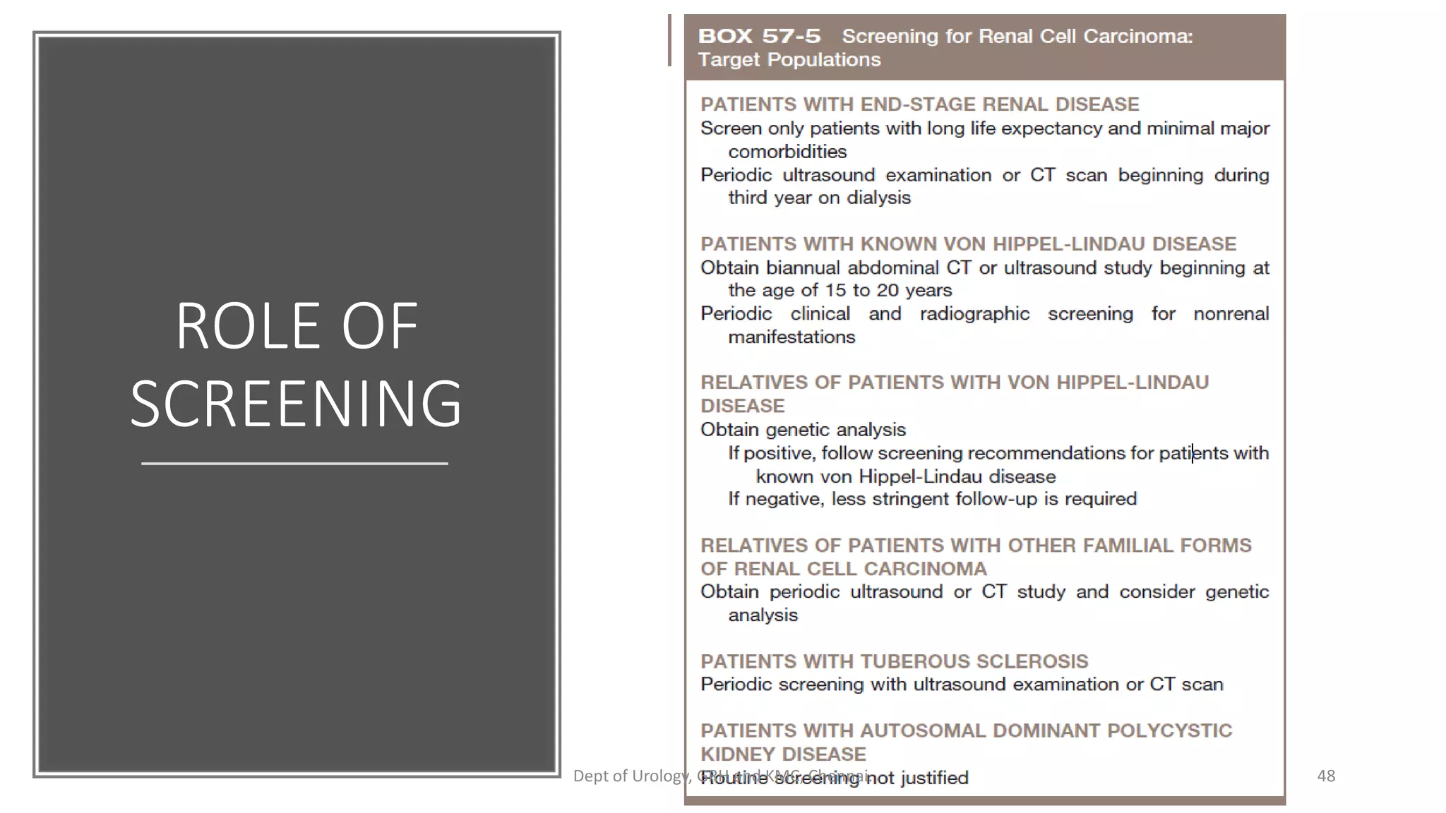CLINICAL FEATURES & PROGNOSTIC FACTORS OF RCC | PPT