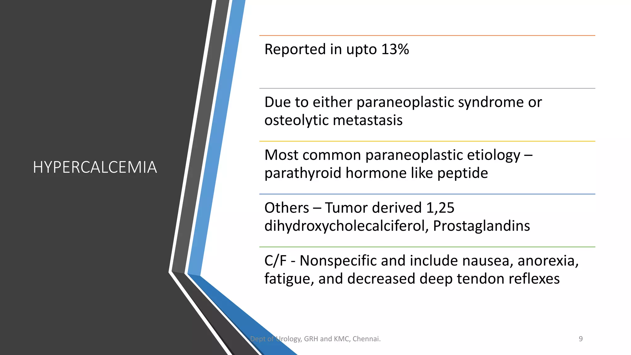 CLINICAL FEATURES & PROGNOSTIC FACTORS OF RCC | PDF | Blood Disorders ...