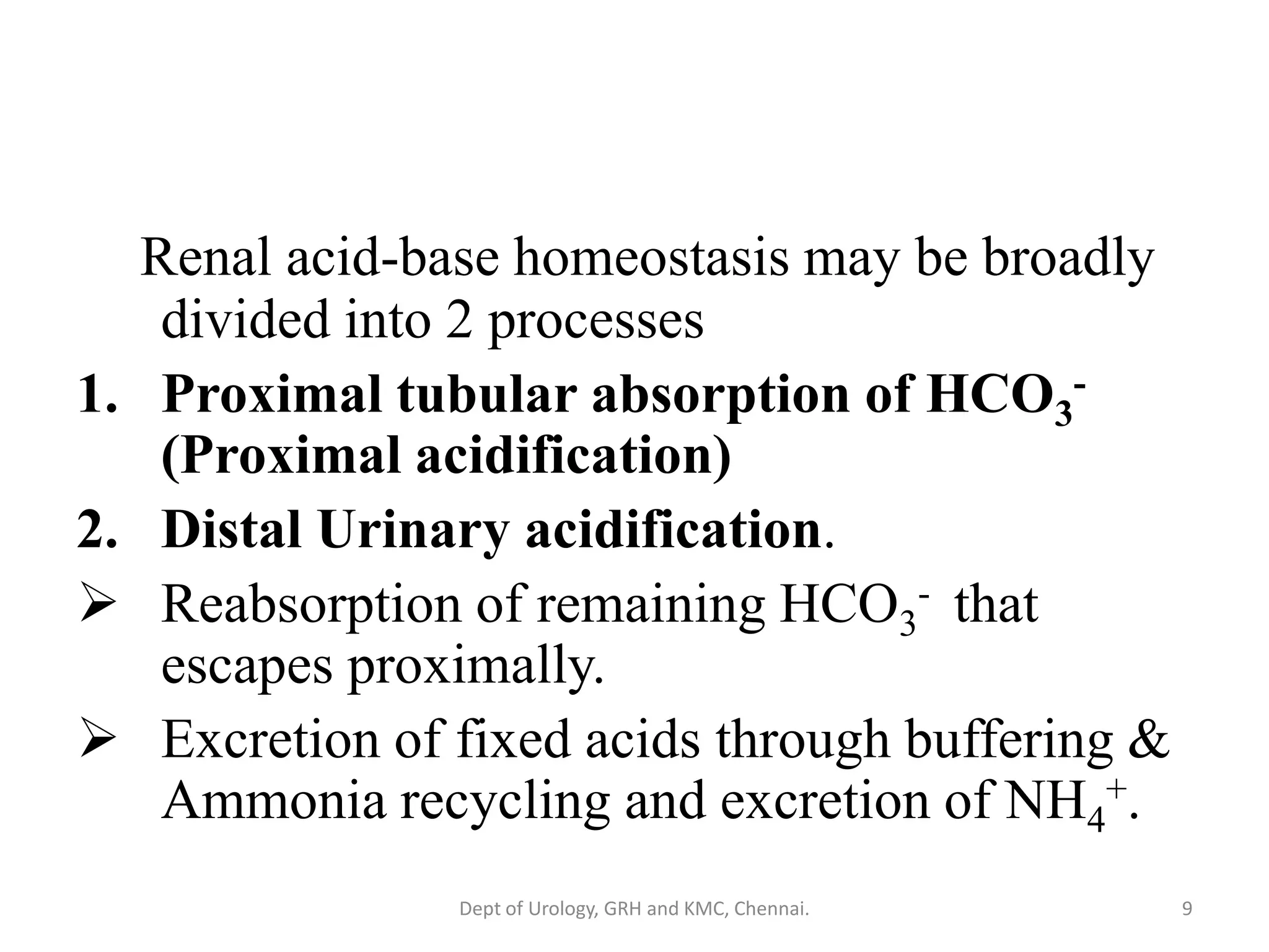 RENAL TUBULAR ACIDOSIS | PDF