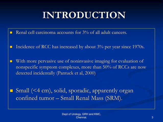 SMALL RENAL MASS | PDF