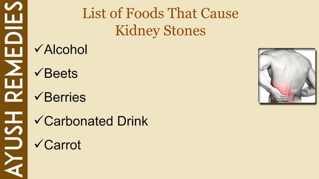 Kidney Stone Diet, List of Foods to Eat and Avoid During Kidney Stones ...