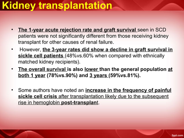 Kidney and scd | PPT | Blood Disorders | Diseases and Conditions