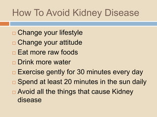 Kidney disease | PPTX