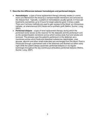 Kidney Disease Case Study | PDF