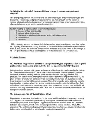 Kidney Disease Case Study | PDF