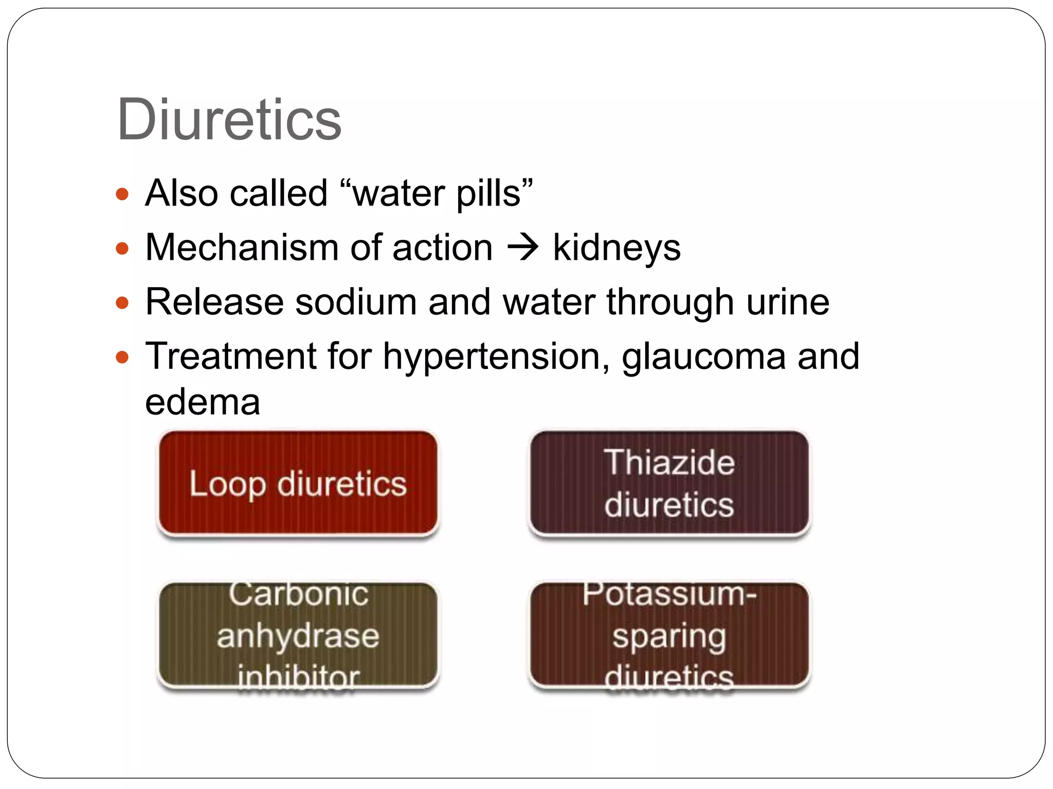 Kidney diseases and diuretics | PPTX