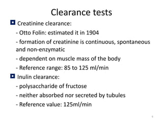 Kidney function test | PPT