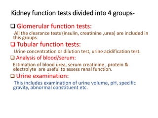 Biochemistry- Kidney Function Test-2.pptx