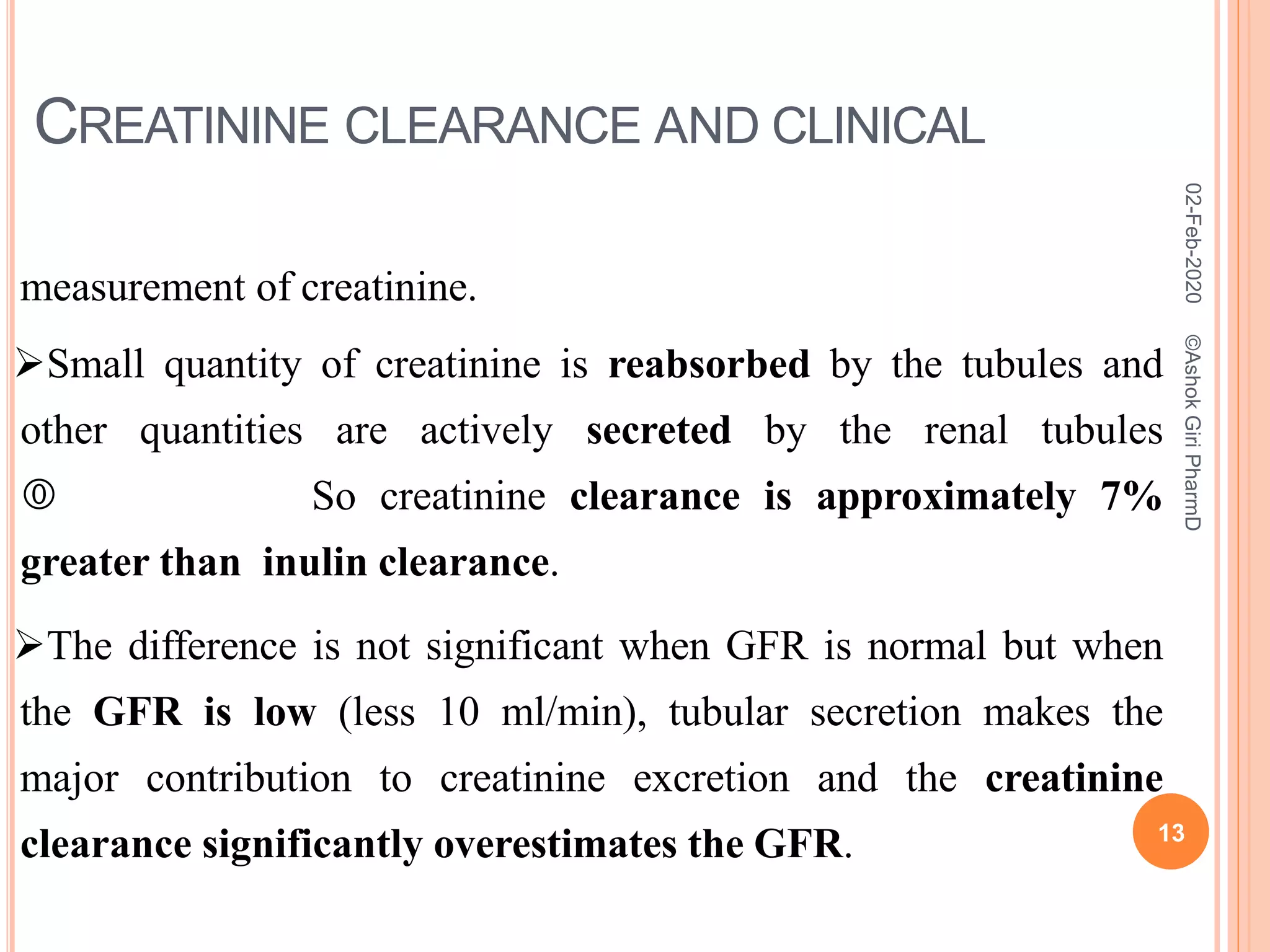 Kidney function test | PPTX