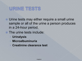 Kidney function test | PPT