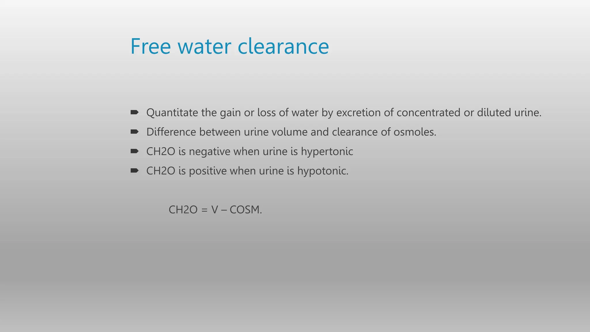 Kidney function test.pptx. Renal clearance | PPTX | Lung and ...