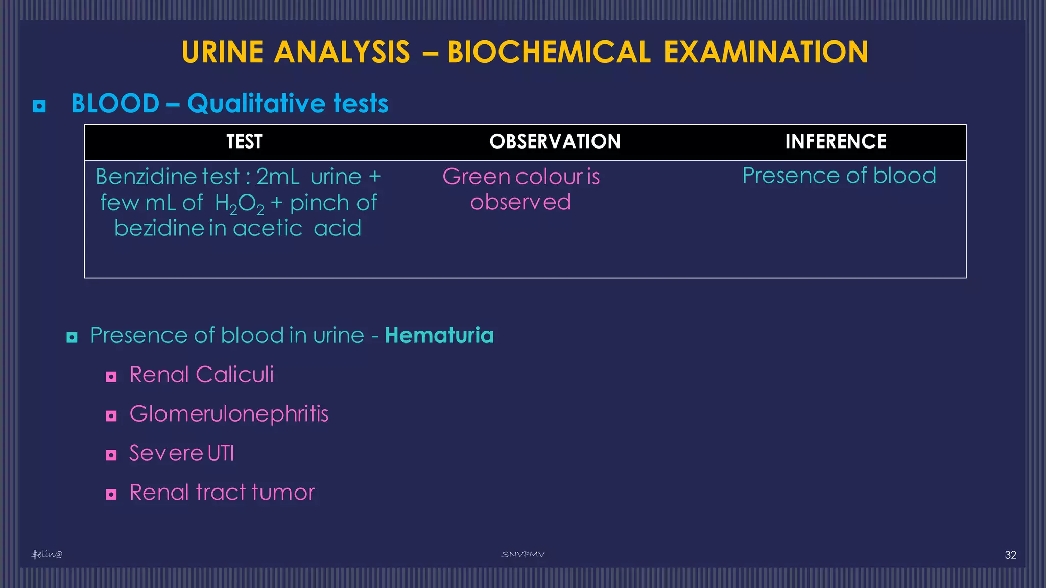 Kidney function test physical macroscopic and microscopic tests | PDF