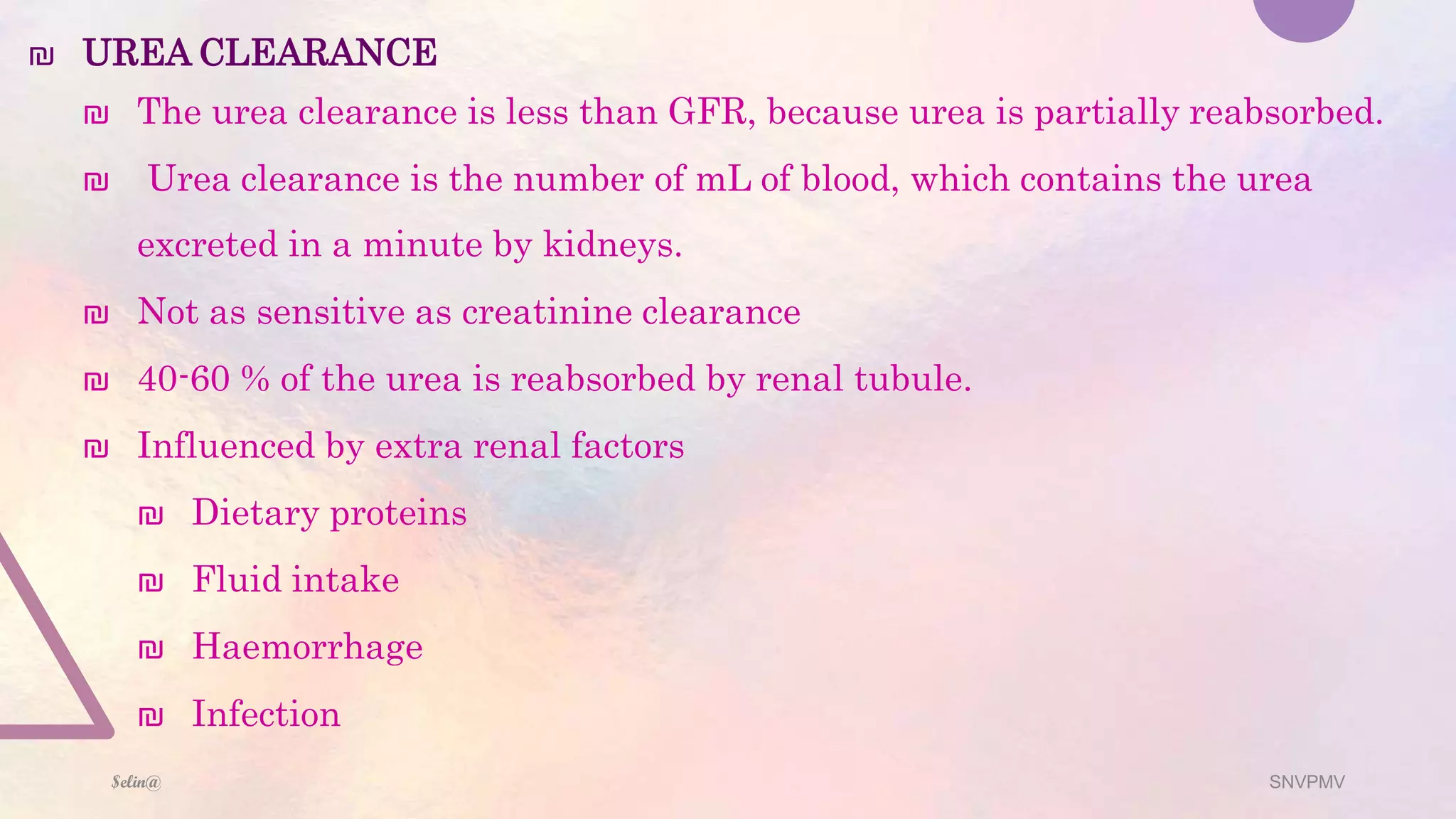 Kidney function test npn constituents clearance tests_kidney stone ...