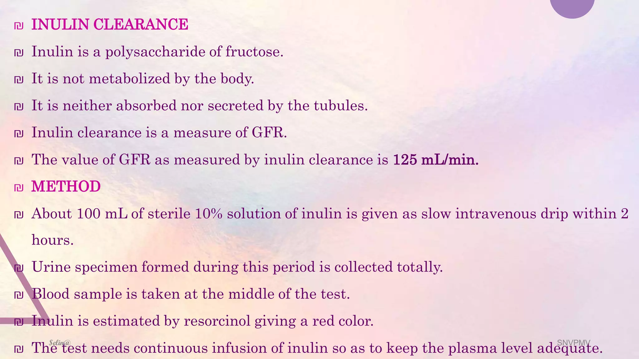Kidney function test npn constituents clearance tests_kidney stone ...