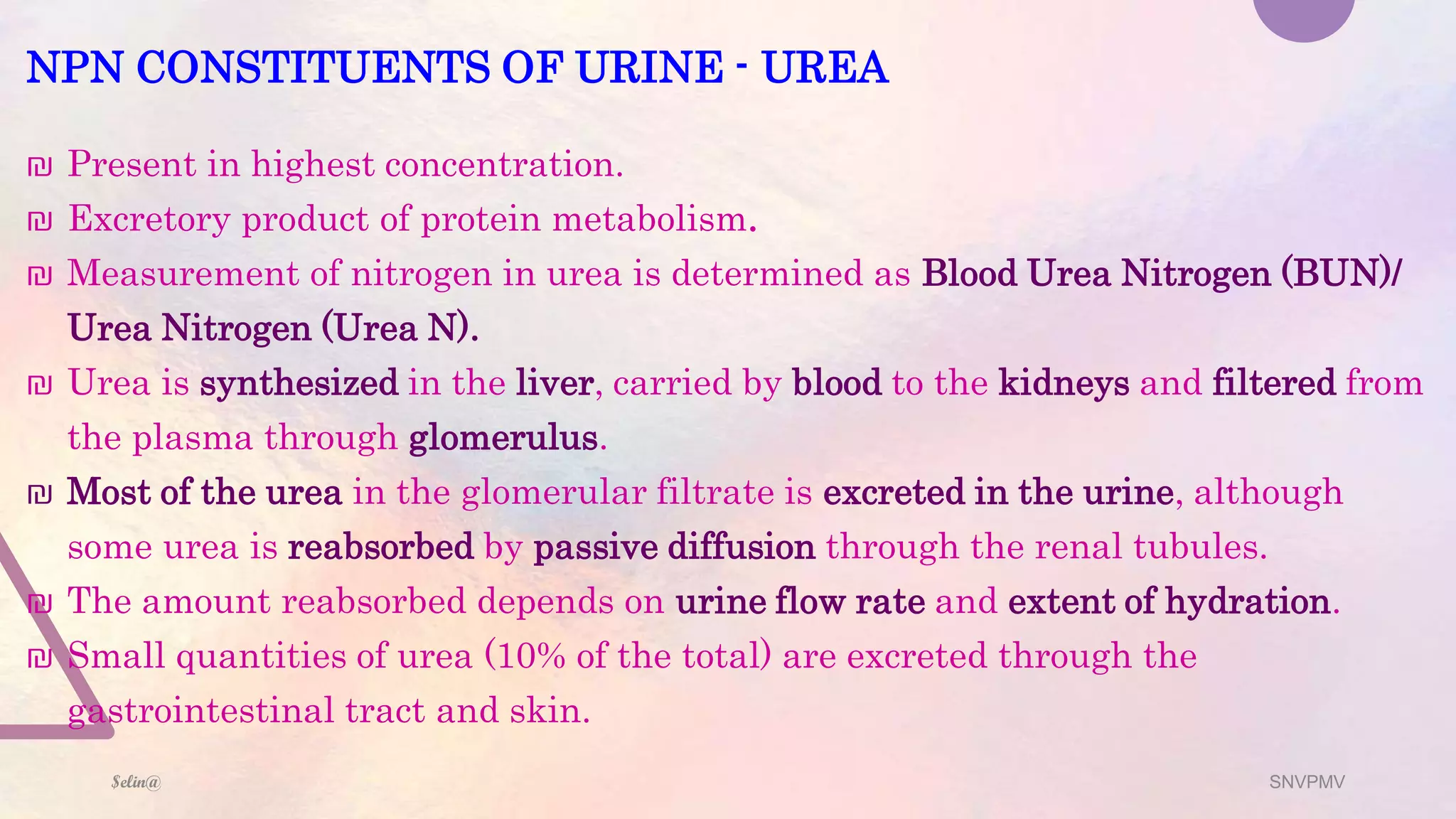 Kidney function test npn constituents clearance tests_kidney stone ...