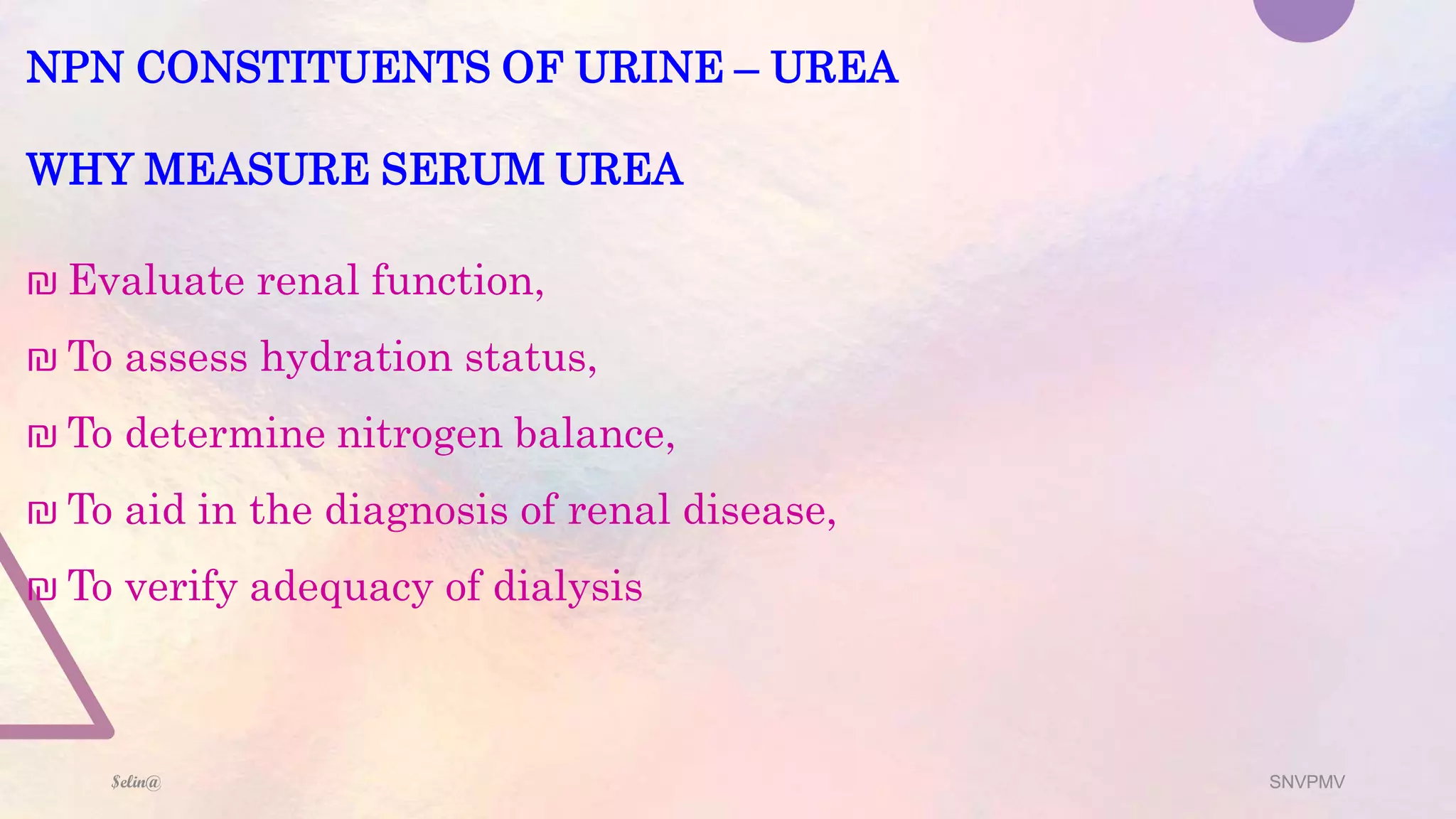 Kidney function test npn constituents clearance tests_kidney stone ...