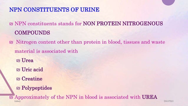Kidney function test npn constituents clearance tests_kidney stone ...