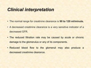 Organ Function test: Kidney function tests.pptx