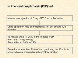 Organ Function test: Kidney function tests.pptx