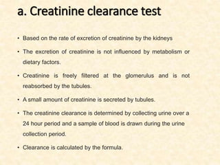 Organ Function test: Kidney function tests.pptx