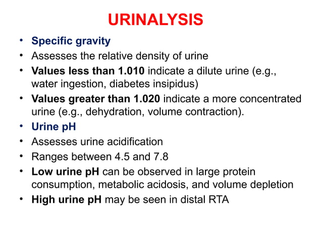 kidney function tests and its interpretation | PPTX