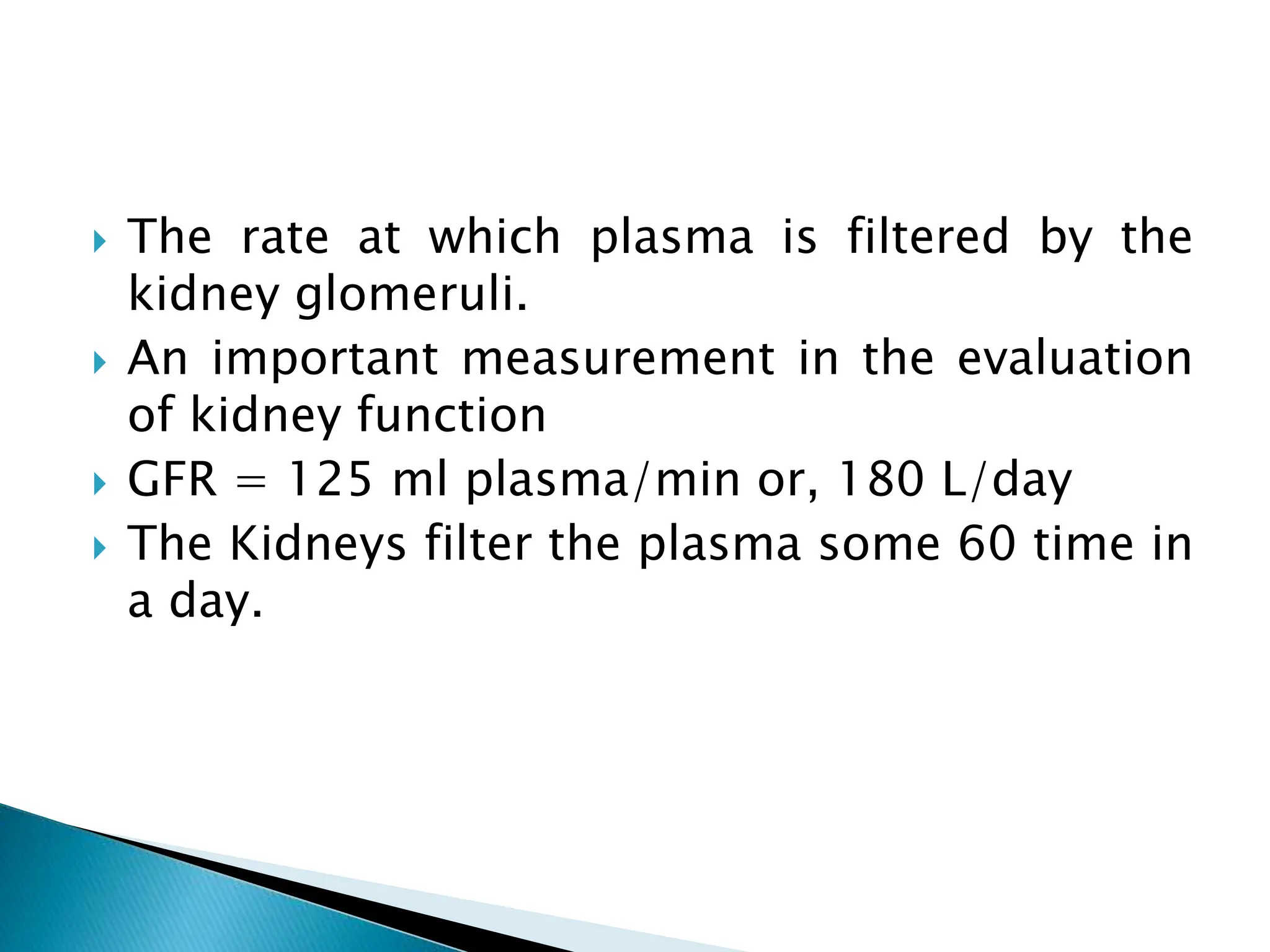 Kidney function tests used in clinical pathology.ppt