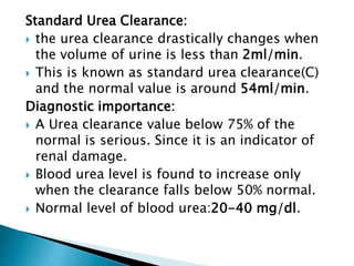 Kidney function tests used in clinical pathology.ppt