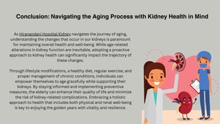 Kidney Health and Aging Understanding the Changes - Hiranandani ...