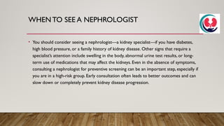 Kidney Health Awareness: A Simple Guide to Early Detection and Care | PPTX