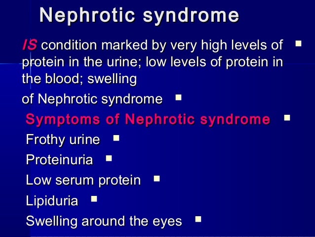 Post Infectious Nephrotic Syndrome Diet - delnews