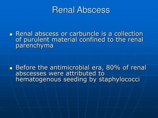 Kidney infections ppt.pdf acute and chronic...kidney abscess...renal ...