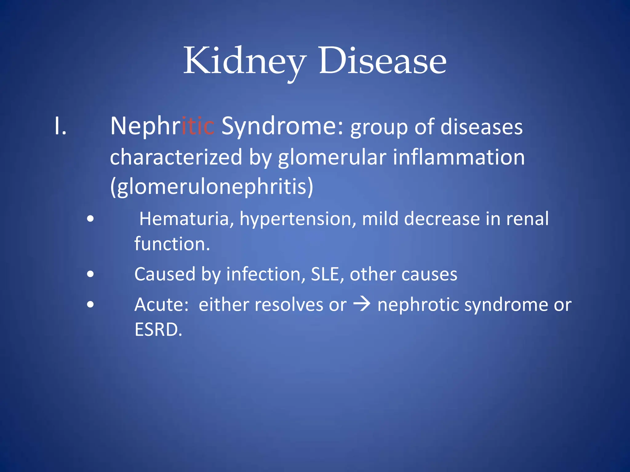 kidney & Its Common Diseases for starters .ppt