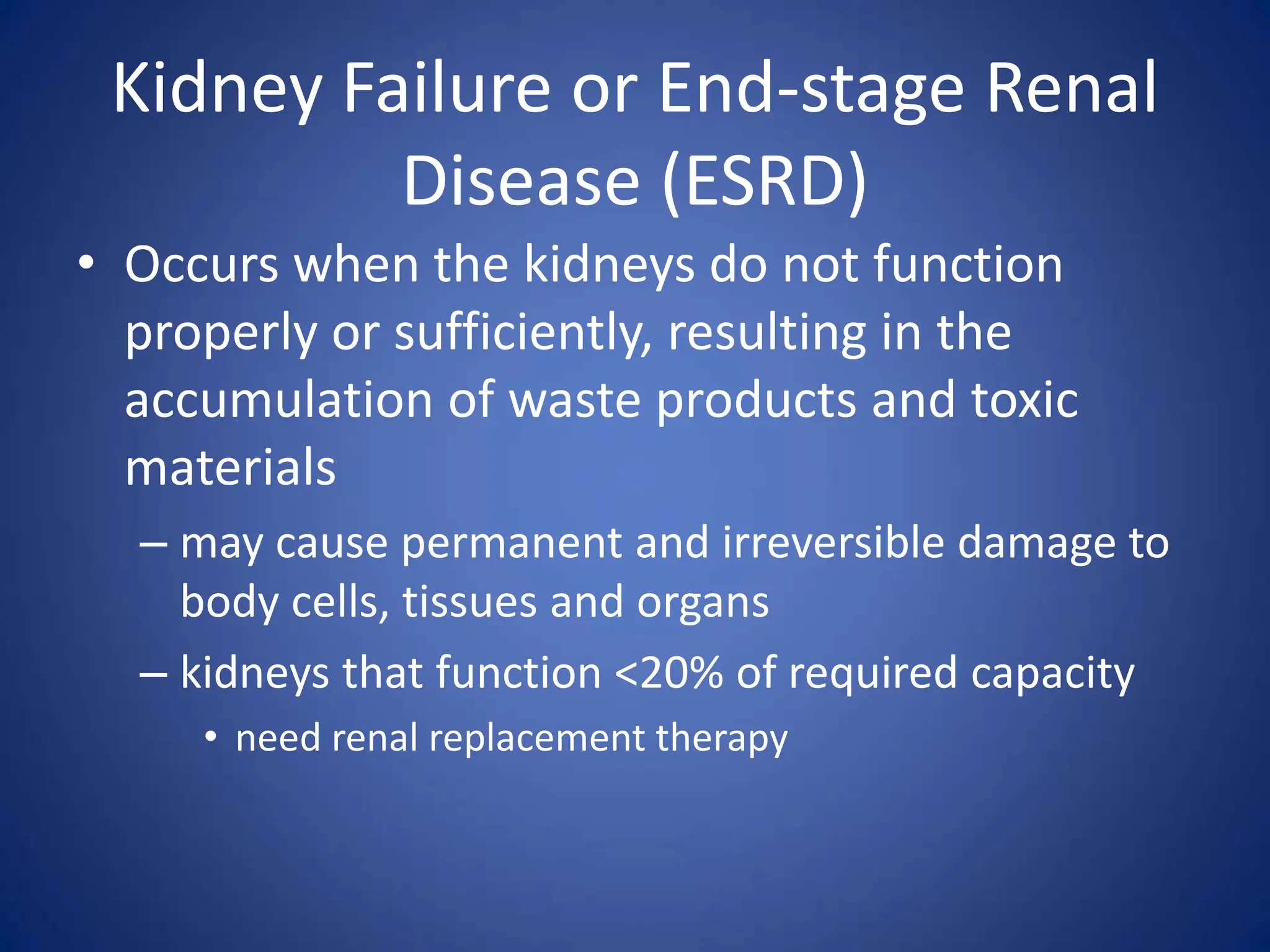 kidney & Its Common Diseases for starters .ppt