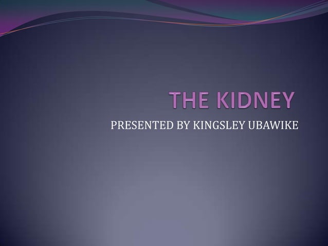 Kidney Power Point Presentation | PPTX | Biological Sciences | Science