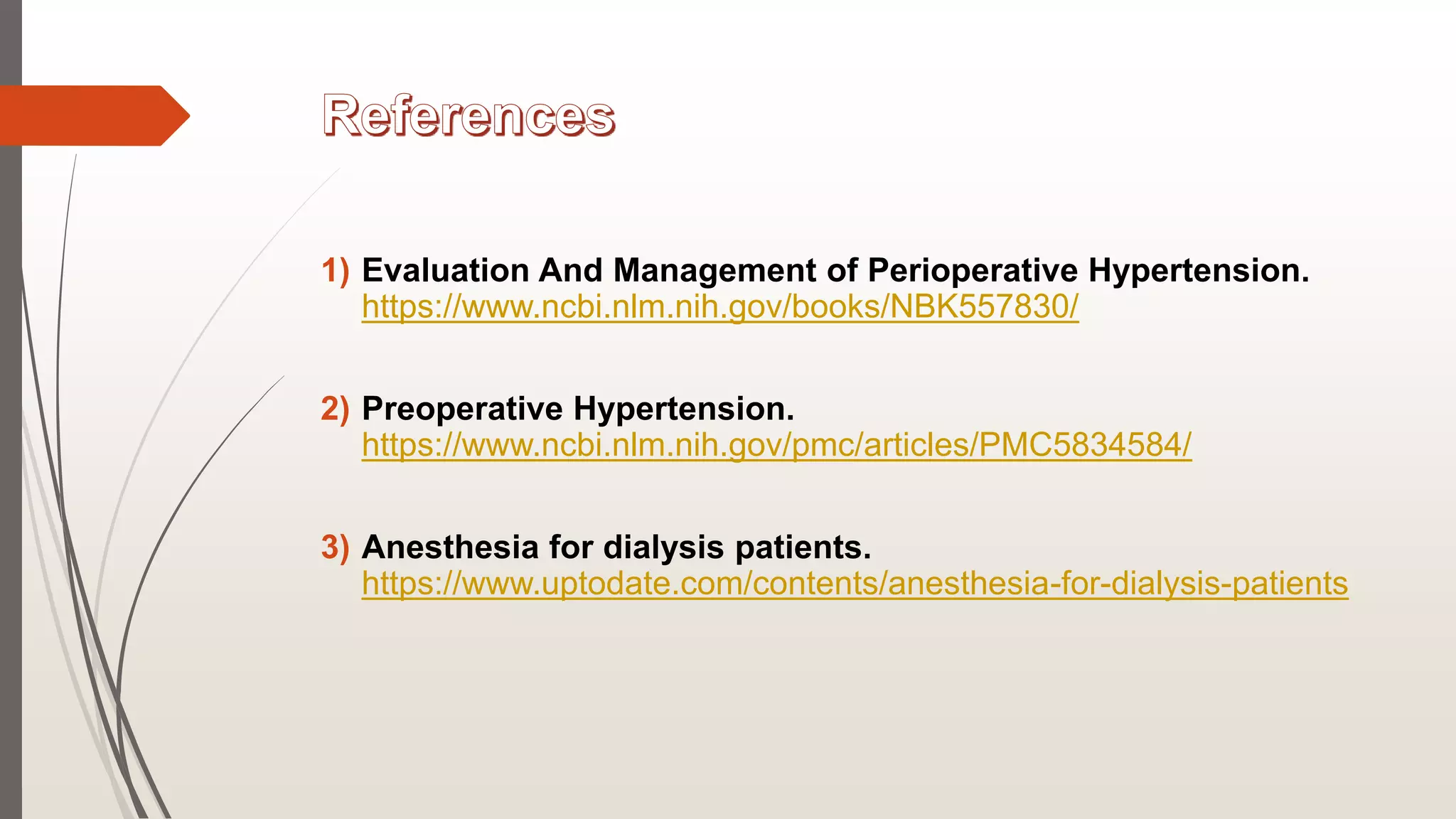 Kidney Preoperative Management Pptx