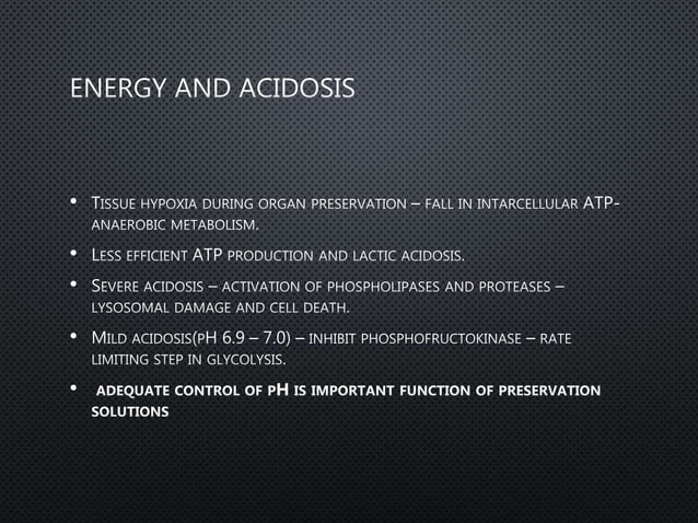 Kidney preservation storage and transport from cadaver donor | PPTX