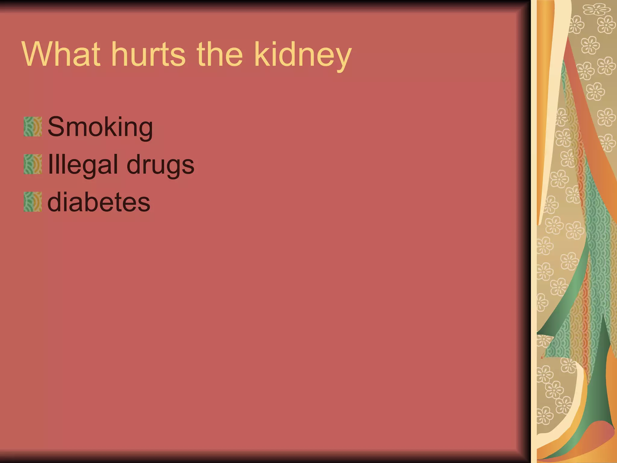 Kidney project | PPT