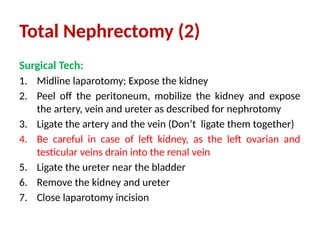 Kidneys and ureters small animal surgery.pptx | Free Download